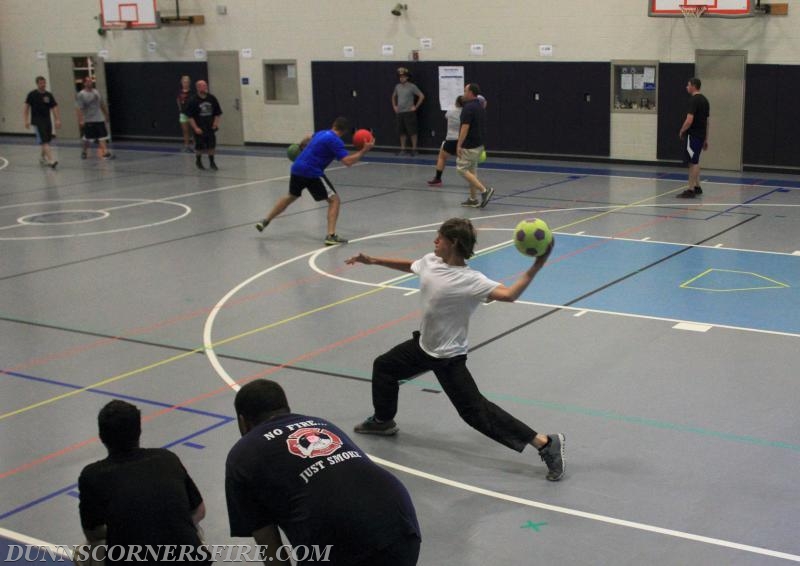 Dodgeball Game at Westerly Middle School - Dunn's Corners Fire Department